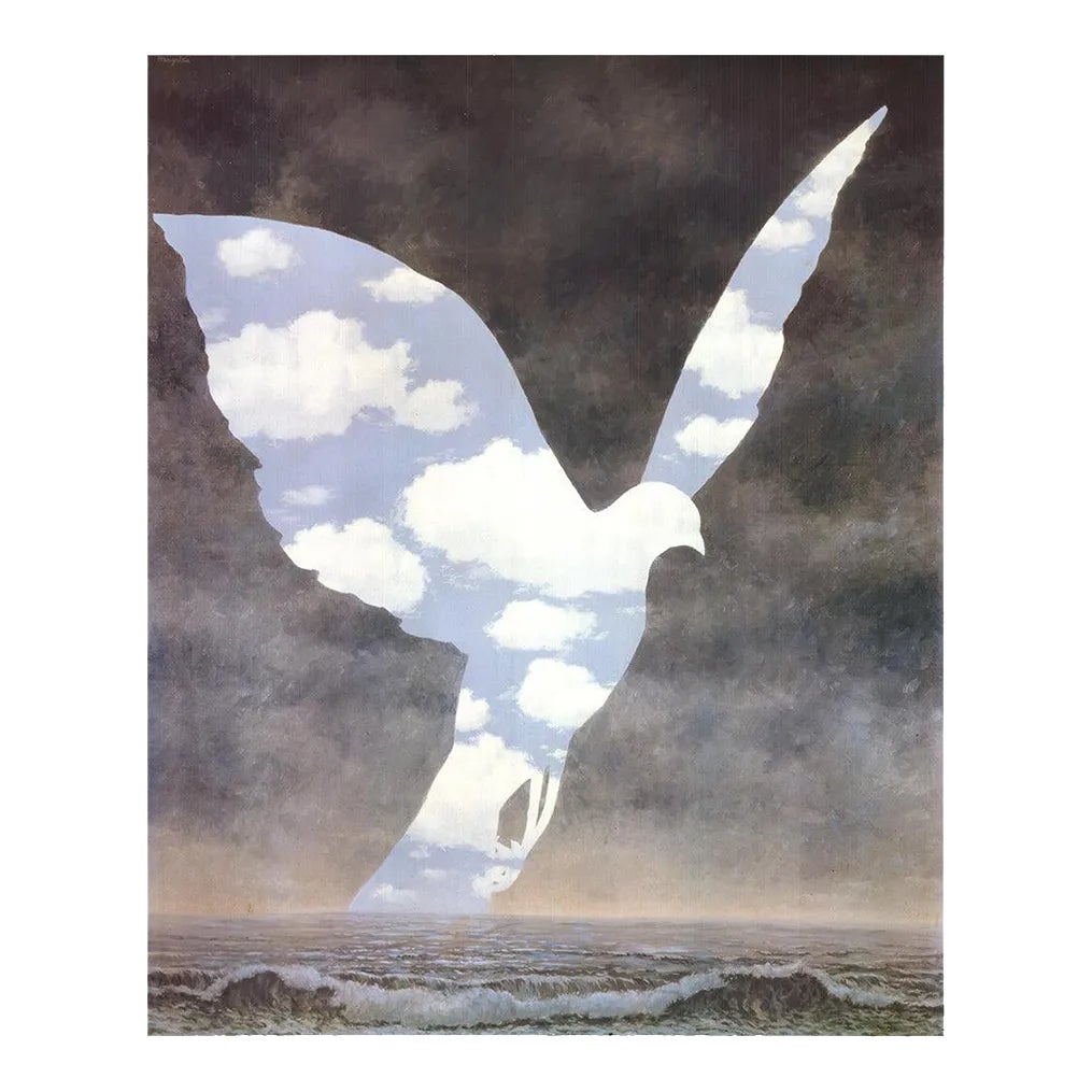 1998 Rene Magritte 'La Grande Famille' Surrealism Italy Offset ...