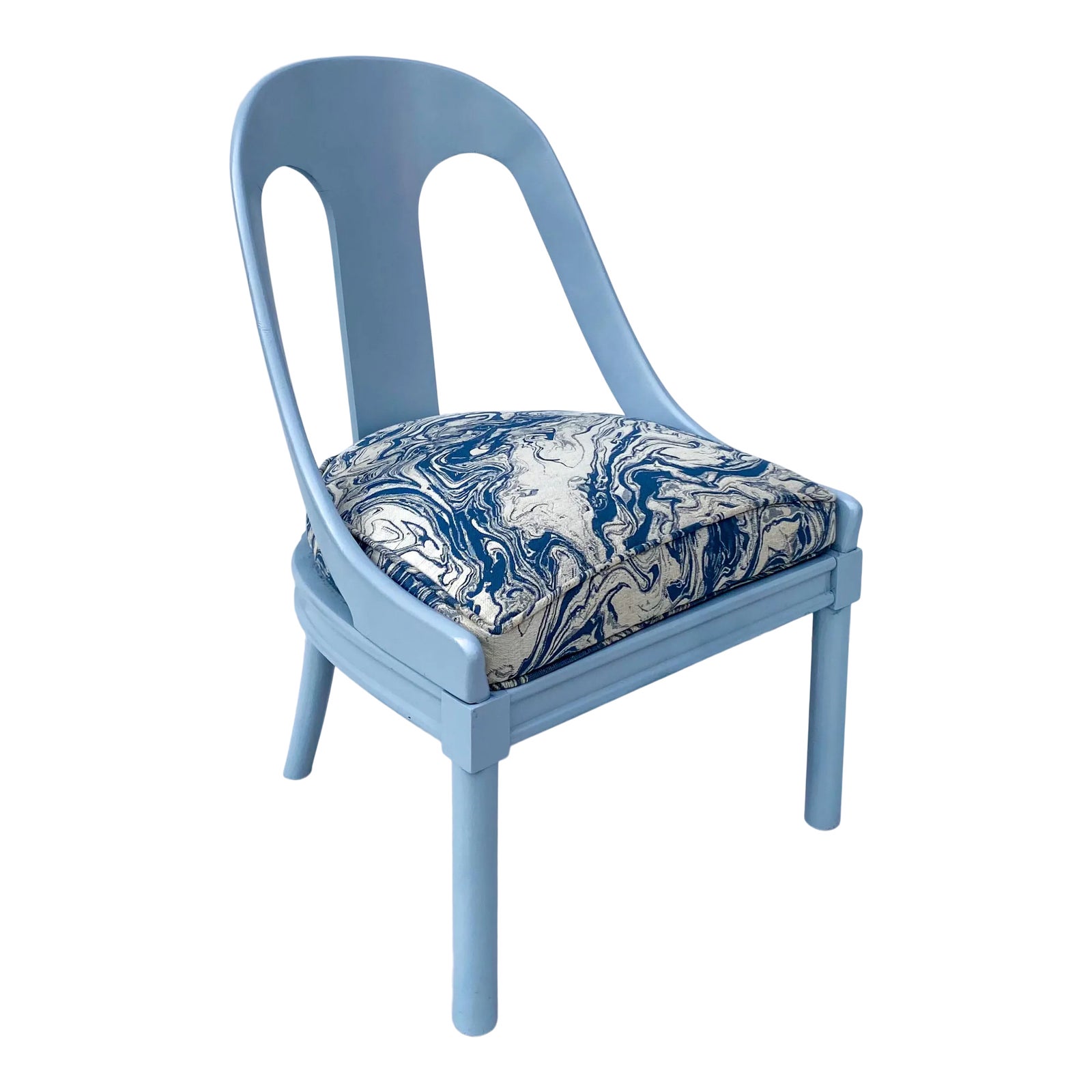 Mid-Century Modern Spoon Back Chair Att. To Baker Furniture | Chairish