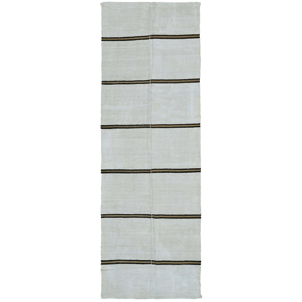 White Hemp Kilim Rug, 2000s | Chairish