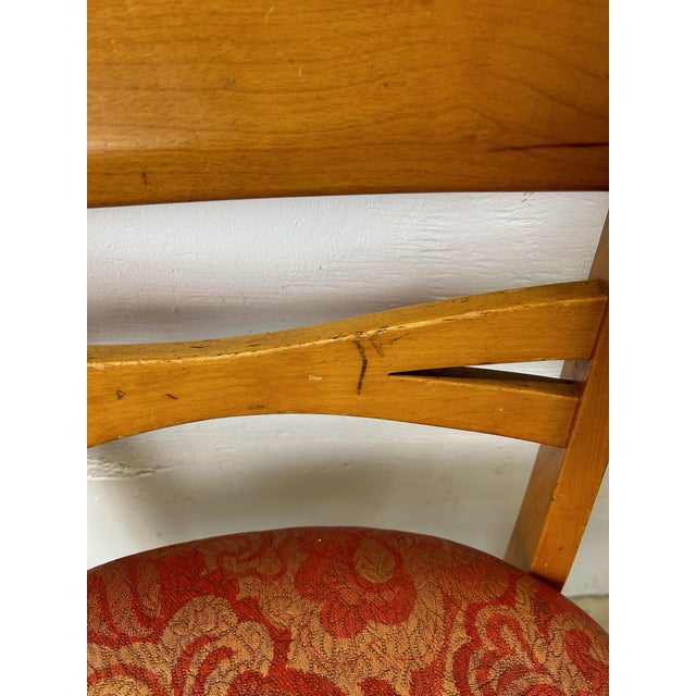 Set of 6 Mid Century Maple Dining Chairs in the Style of Heywood ...