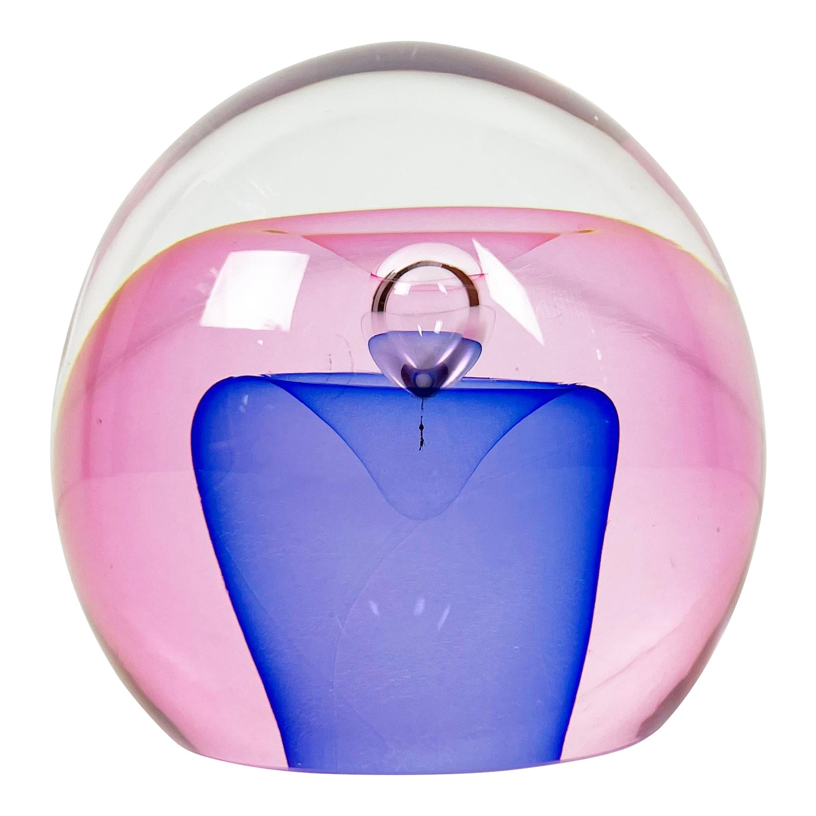 Edward Kachurik Glass Paperweight for Pa Art | Chairish