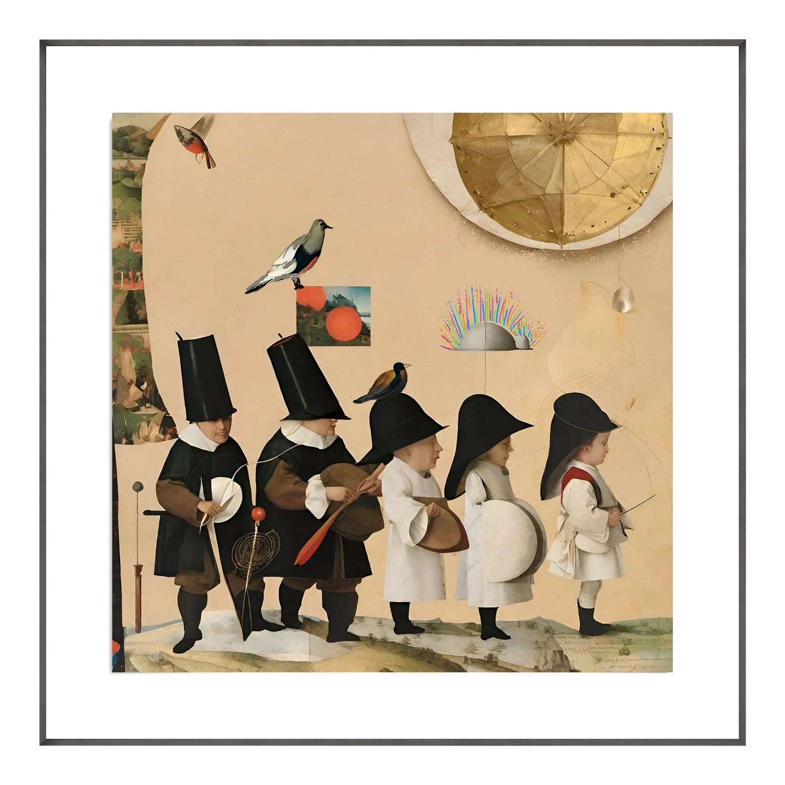 Tuxedo Park Print Shop Parade Framed Fine Art Print | Chairish