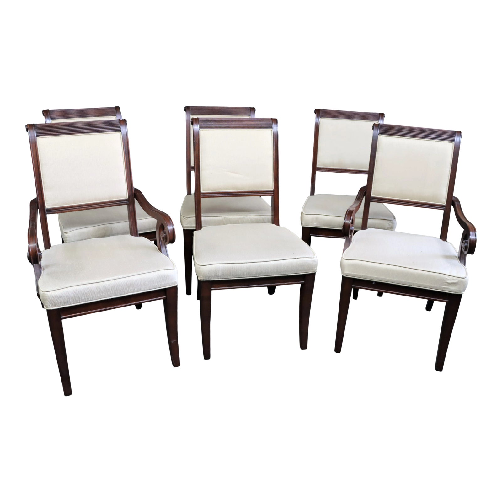 6 Contemporary Dining Chairs by Lane | Chairish