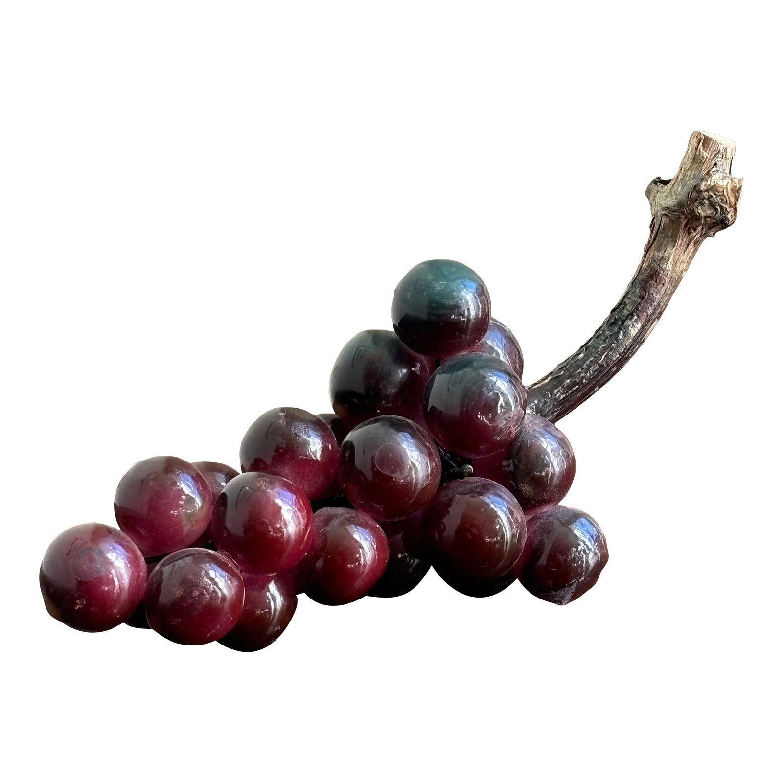 Small Mid-20th Century Lucite Grape Cluster | Chairish