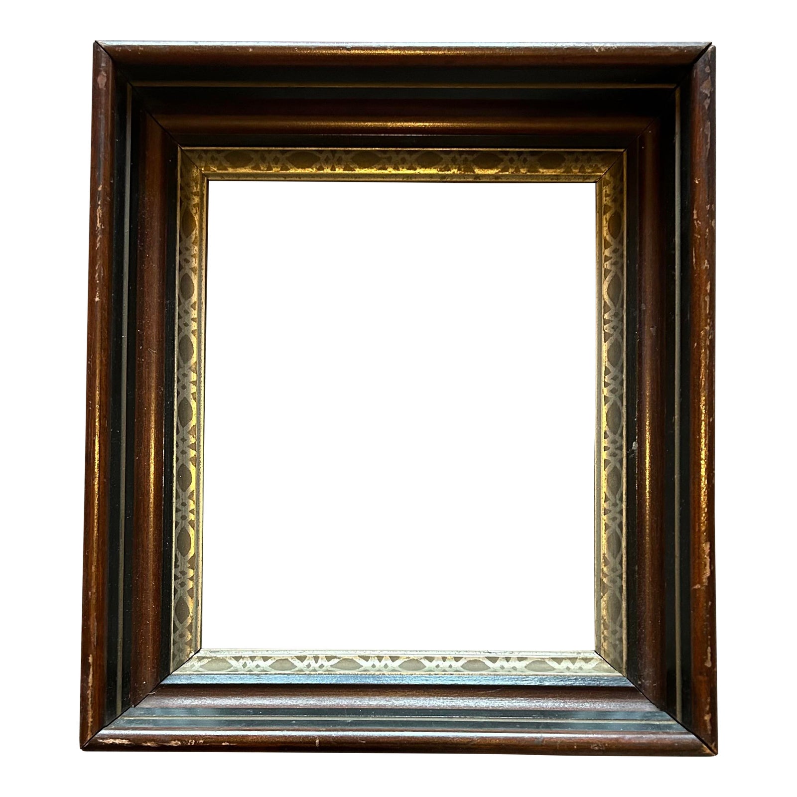 Antique Victorian Walnut Shadow Box Frame for 10 X 12” | Chairish