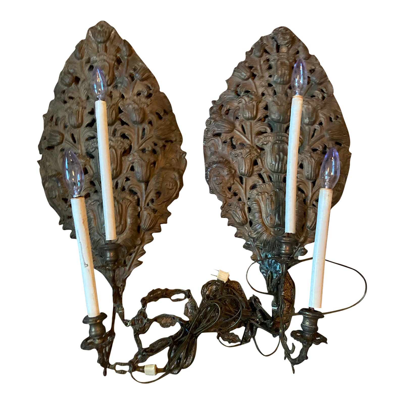 Late 17th-Early 18th Century Dutch Baroque Repousse Wall Sconces ...
