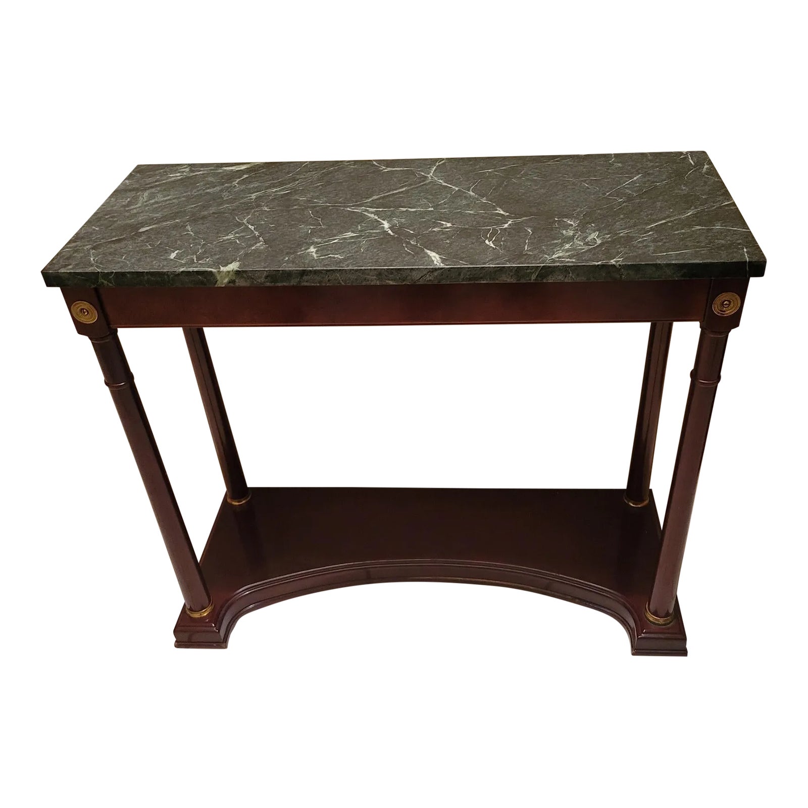 Late 20th Century Bombay Co. Neoclassical Empire Style Mahogany ...