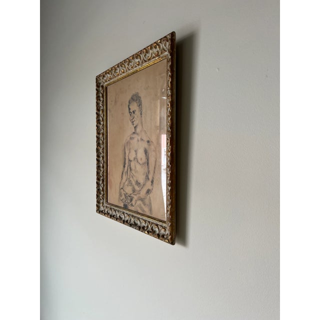 French Chantal Quenneville [1897-1959] Woman Portrait Painting | Chairish