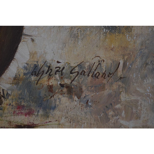 A.gollard Artist Signed Framed Floral Still Life Oil Painting on Canvas ...
