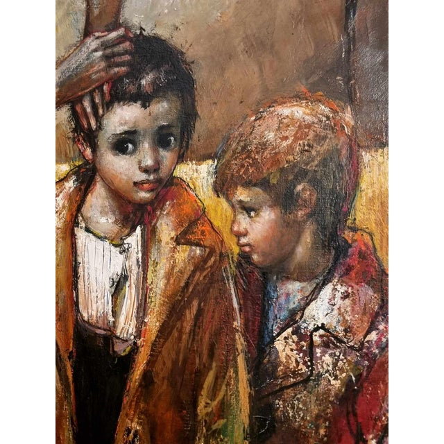 B. Locca, Portrait, Oil on Canvas, 1971, Framed | Chairish