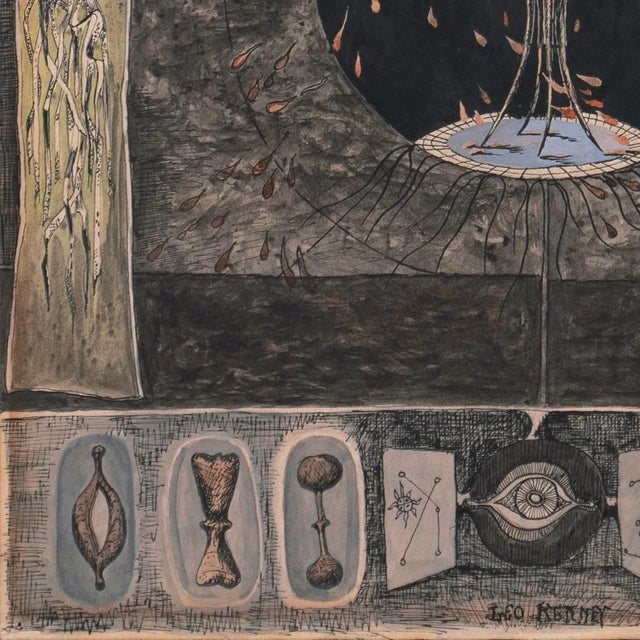 'The Holy Grail' by Leo Kenney, 1947, Last Supper, Egyptian Iconography ...