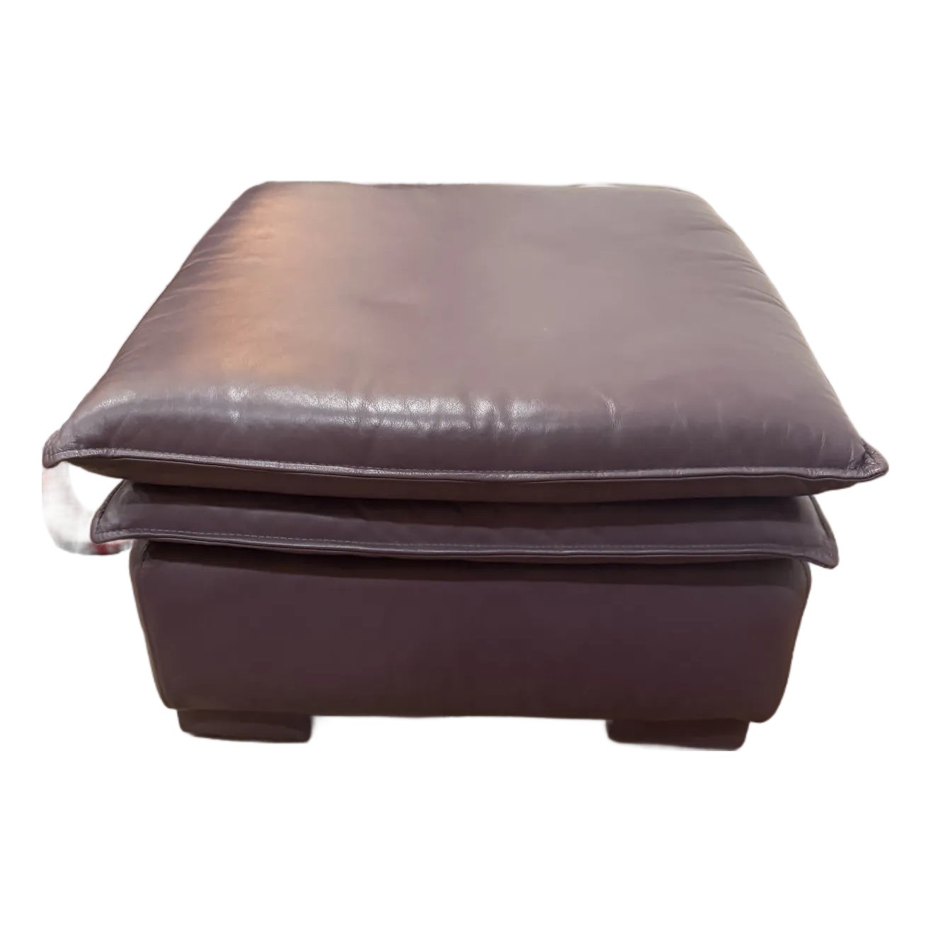 Vintage Purple Double Layer Ottoman | Chairish