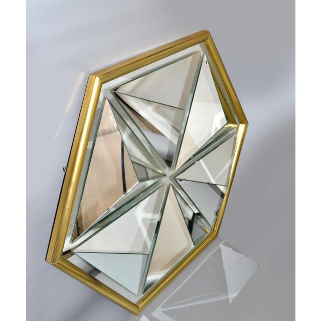 Diamond Shaped Faceted Octagonal Wall Mirror Thayer Coggin by Milo ...