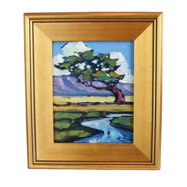 Original William Hawkins River Landscape Painting Including the ...