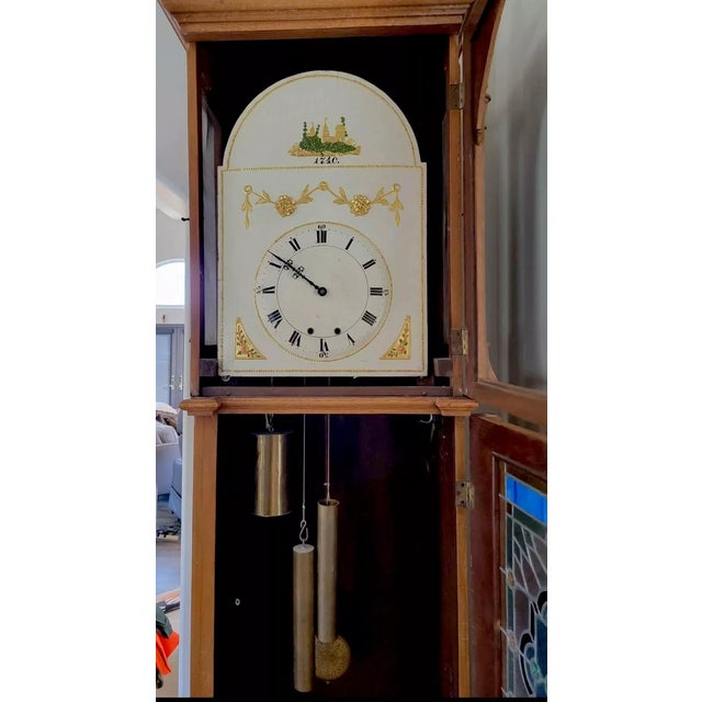18th Century German Black Forest Flute Organ Musical Grandfather Clock ...