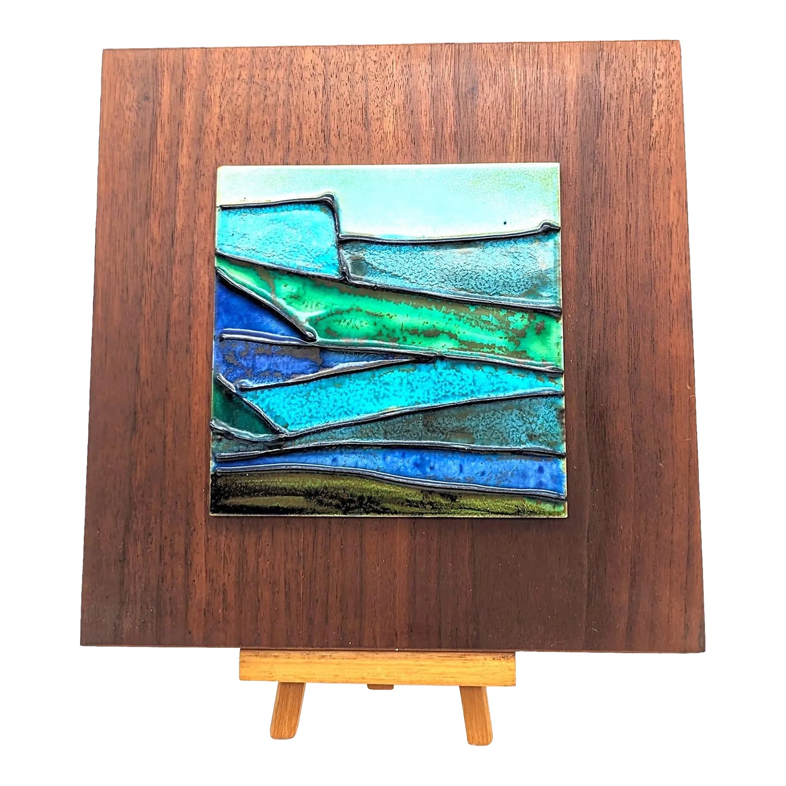 1960s Pilkington Abstract Tile Art | Chairish