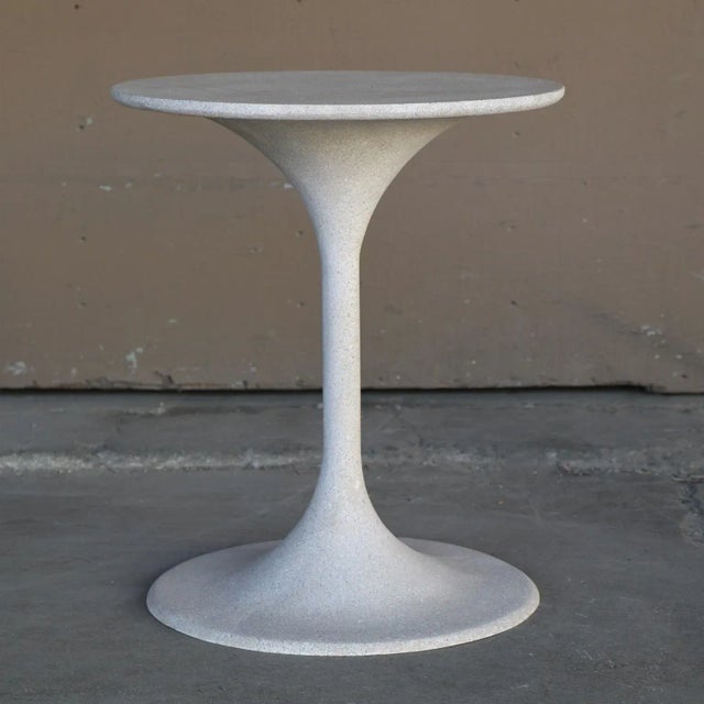 Cast Resin 'Spindle' Table, Aged Stone Finish by Zachary A. Design ...