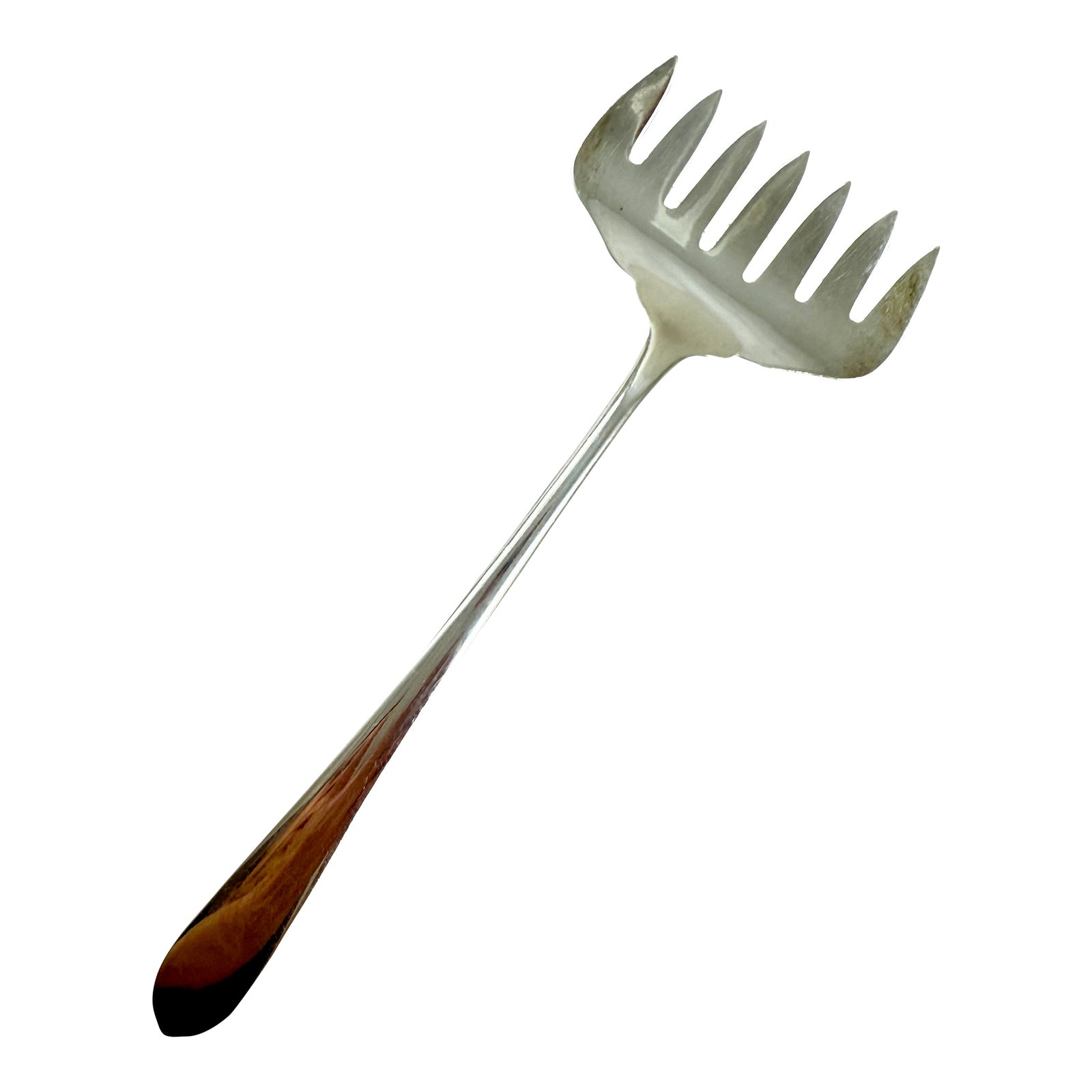 Kirk & Sons Estate Sterling Silver Wakefield Bacon Fork | Chairish