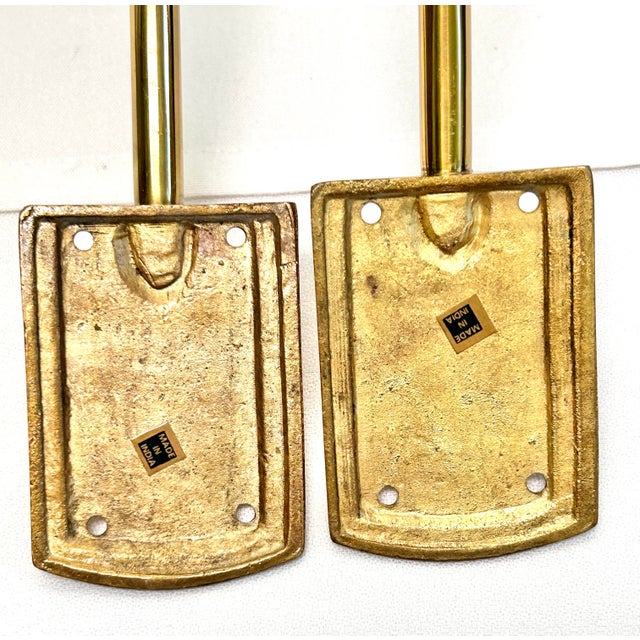 Vintage Hollywood Regency Brass Bow Curtain Tie-Backs Hardware - a Pair ...