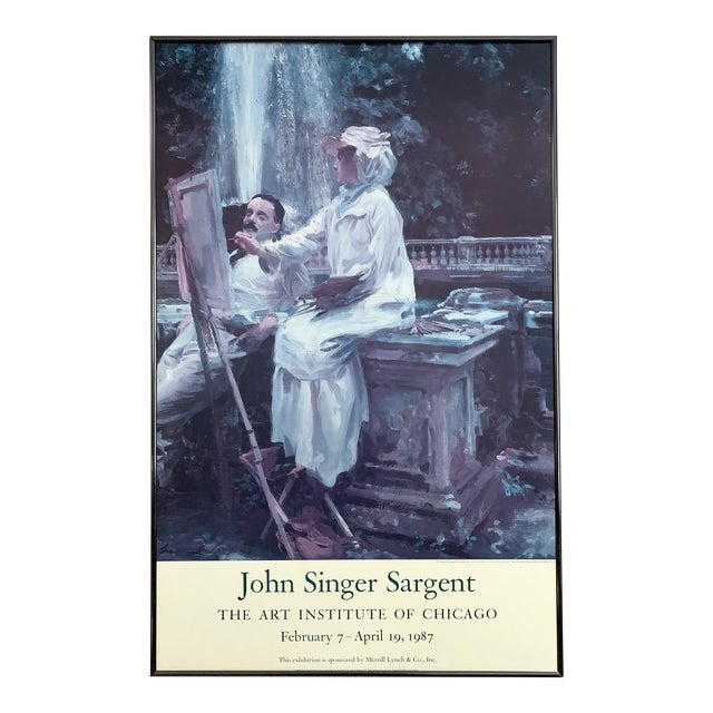 John Singer Sargent “The Fountain” Museum Exhibition Poster 1987 ...