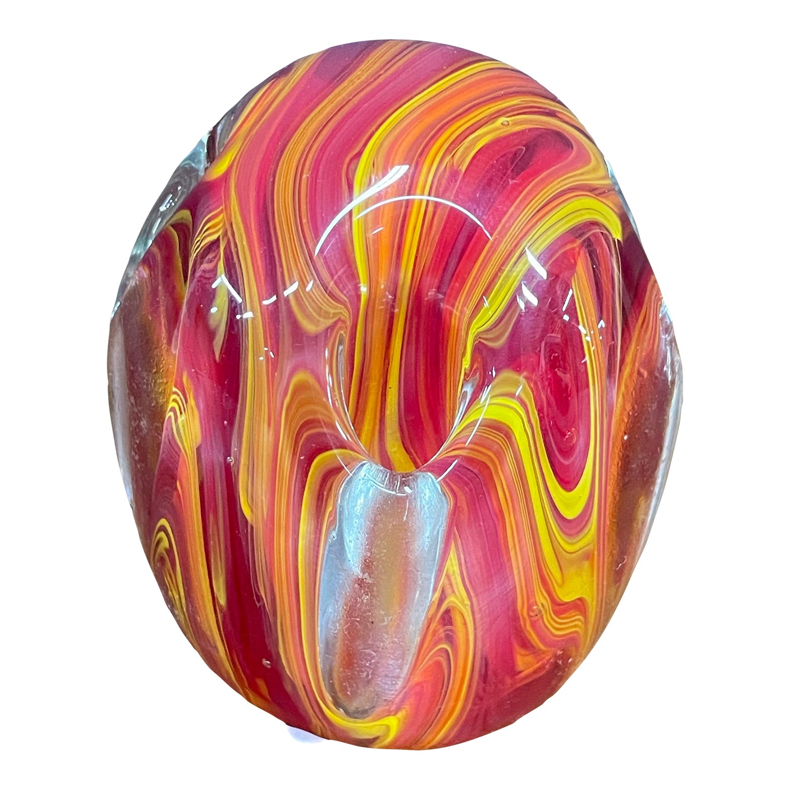 Star City Gentile Glass Paper Weight | Chairish