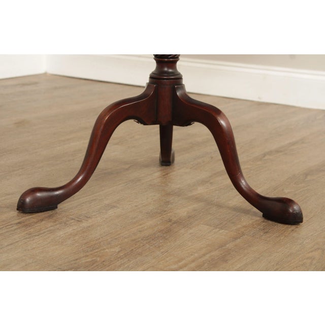 Kittinger Colonial Williamsburg Collection Mahogany Tilt Top Side Table ...