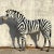 Vintage Boho Monumental Fiberglass Signed Zebra Sculpture | Chairish