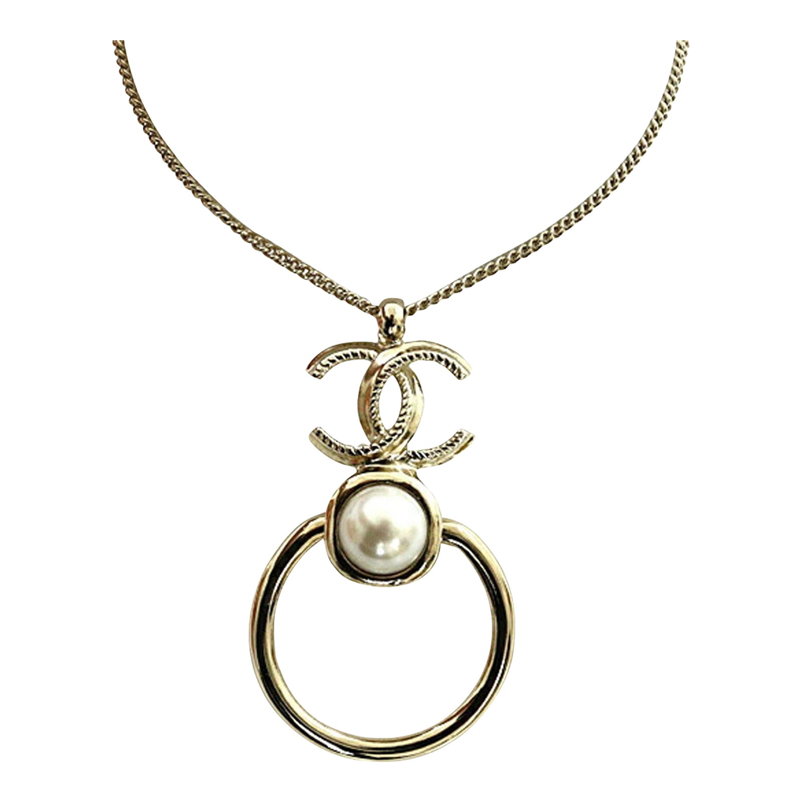 Chanel Coco Mark Necklace | Chairish