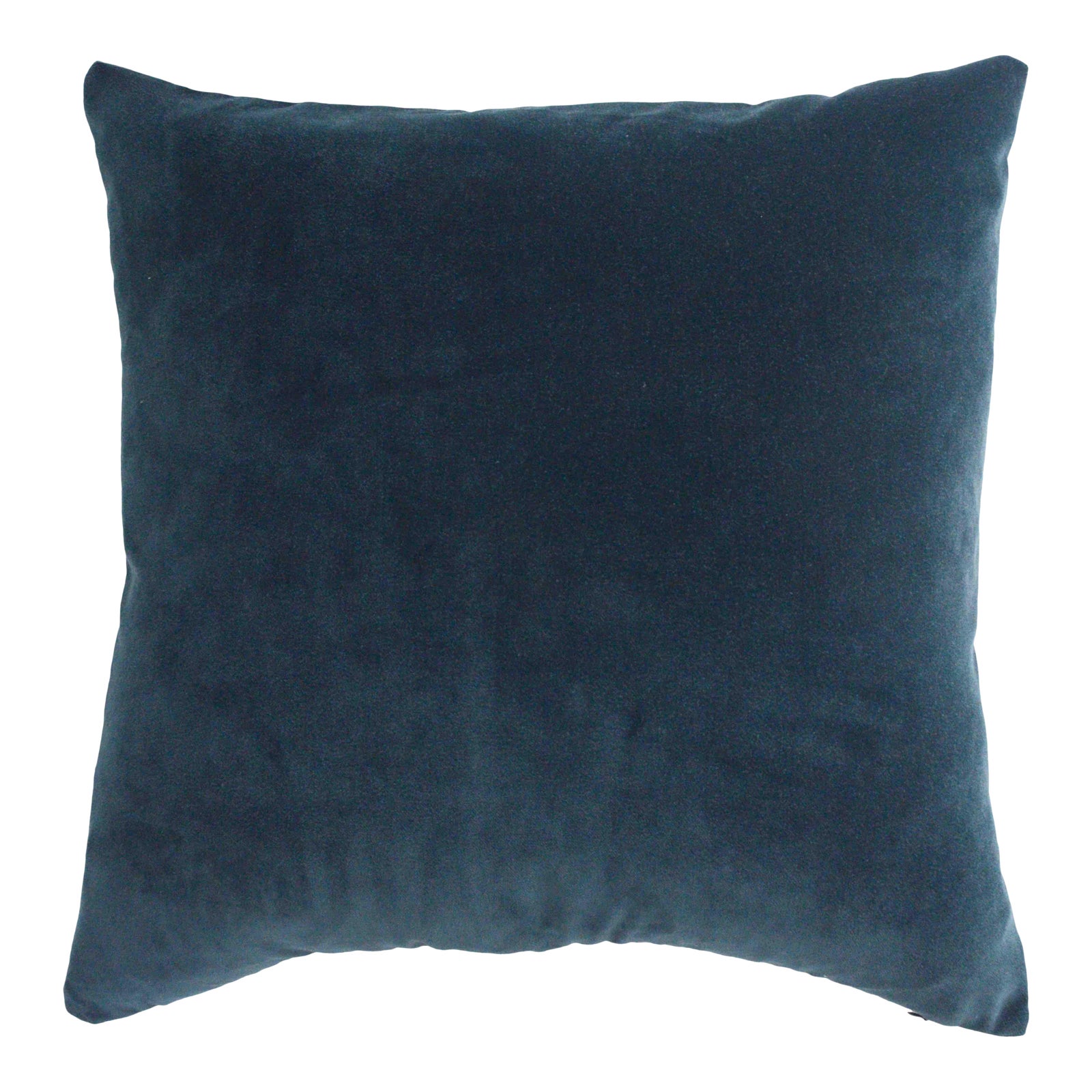 FirmaMenta Italian Dark Blue Velvet Pillow | Chairish