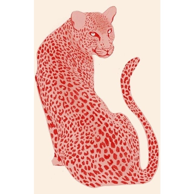 Leopard Original Abstract Painting, Large Acrylic Canvas Painting ...