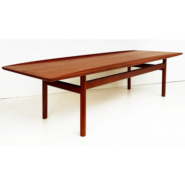 1960s Grete Jalk Glostrup Mobelfabrik Teak Surfboard Coffee Table From ...