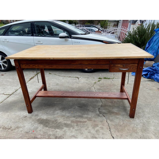 1960s Vintage Mayline Drafting Table | Chairish