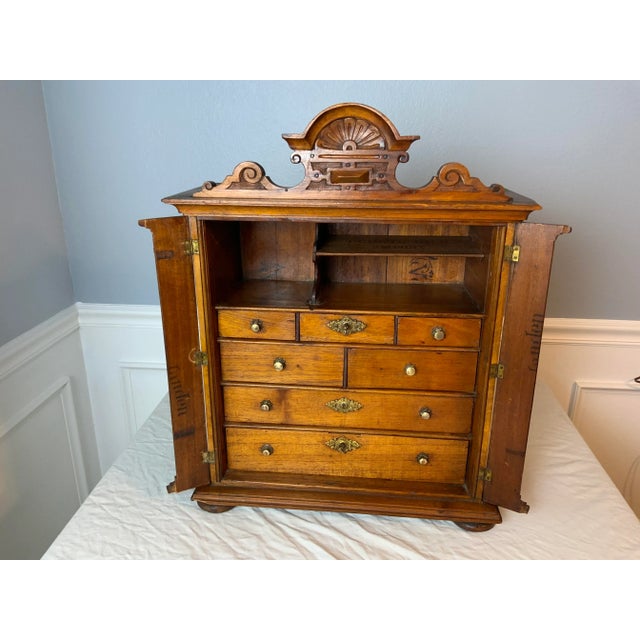 Late 19th Century Child’s Size Folk Art Victorian Chest | Chairish