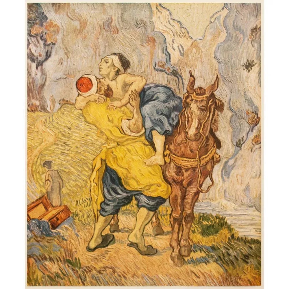 1950s Van Gogh "The Good Samaritan" (After Delacroix), First Edition ...