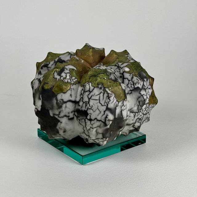1970s Vintage Tony Evans Mid-Century Modern Raku Ceramic Sphere on ...