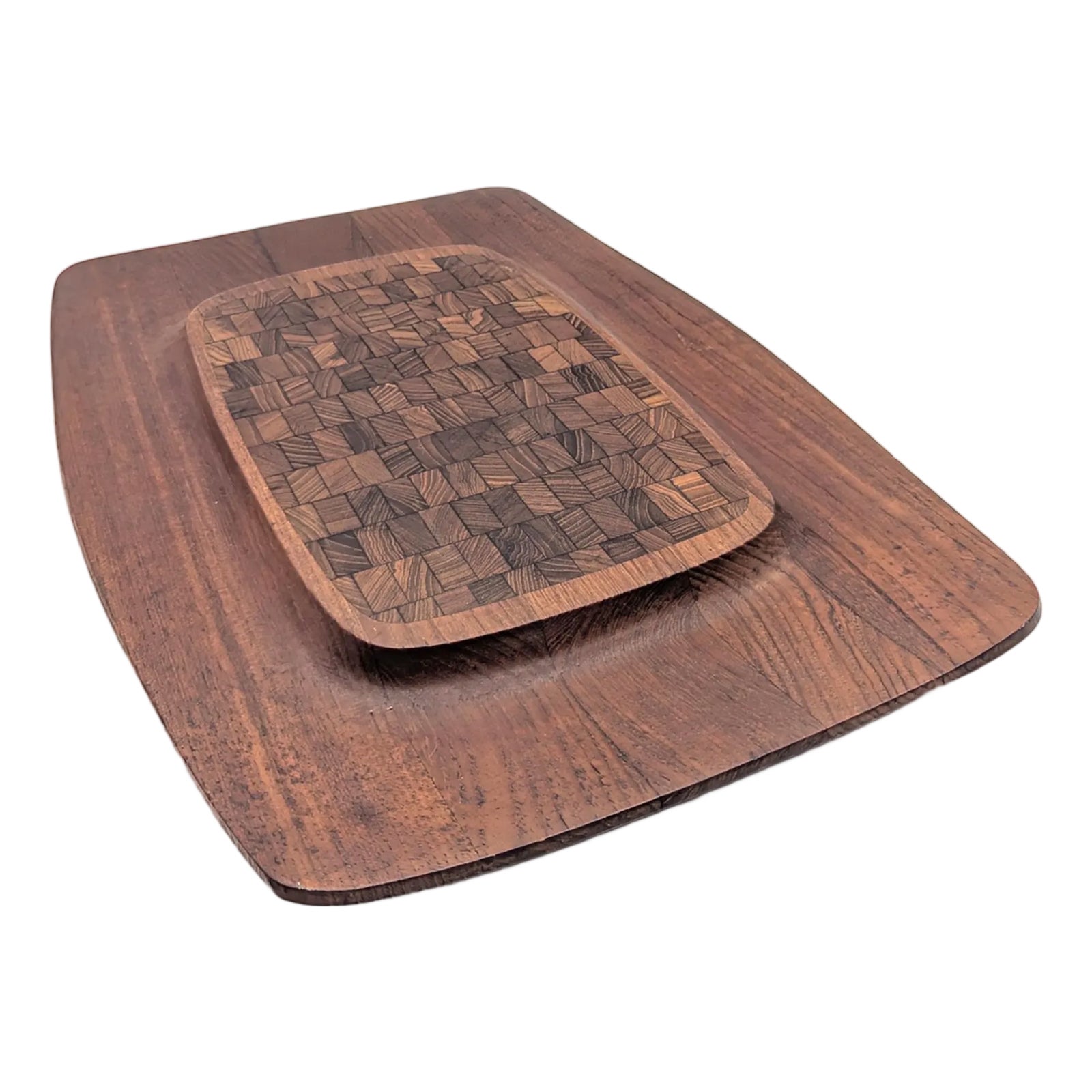 1960s Dansk Teak Cutting Board or Charcuterie Tray Designed by Jens H ...