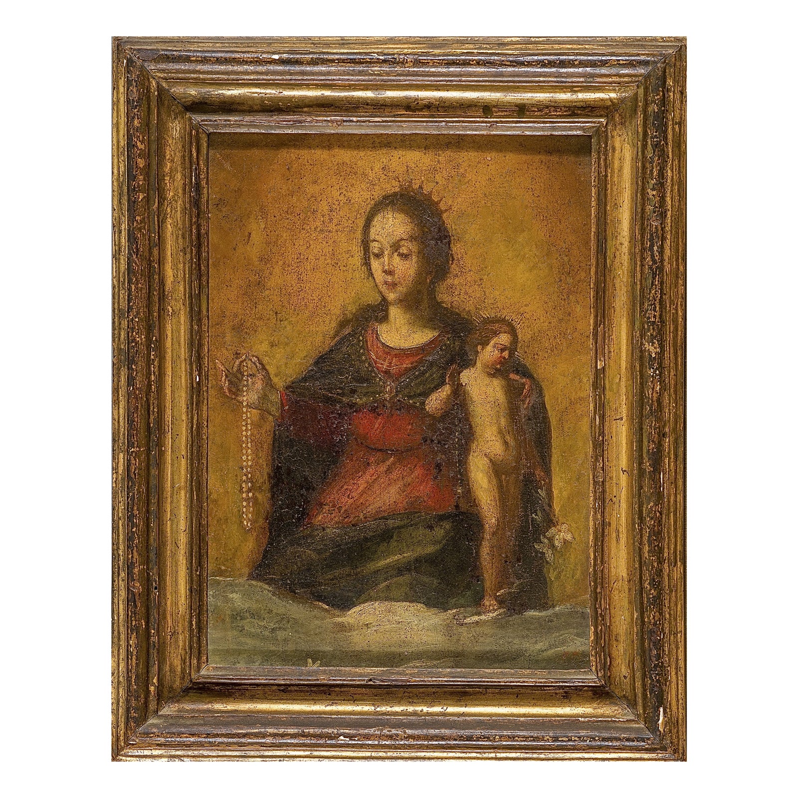 Luciano Borzone, 17th Century, Oil on Canvas, Framed | Chairish