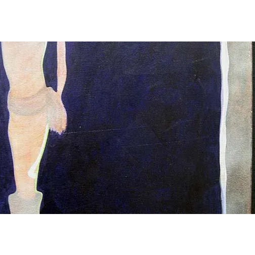 Late 20th Century "Tobadzischini" Figurative Acrylic Painting on Canvas ...