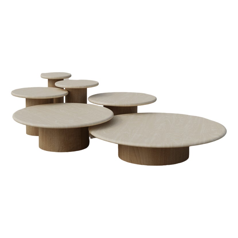 Raindrop Full Set in Ash and Oak by Fred Rigby Studio, Set of 6 | Chairish