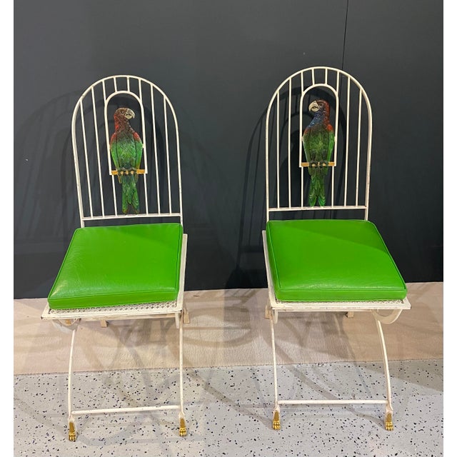 1950s Metal Parrot Chairs - a Pair | Chairish