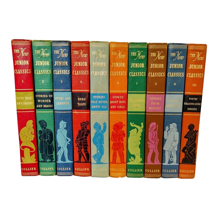 Vintage 1950s Collier's the New Junior Classics Complete Set of 10 ...