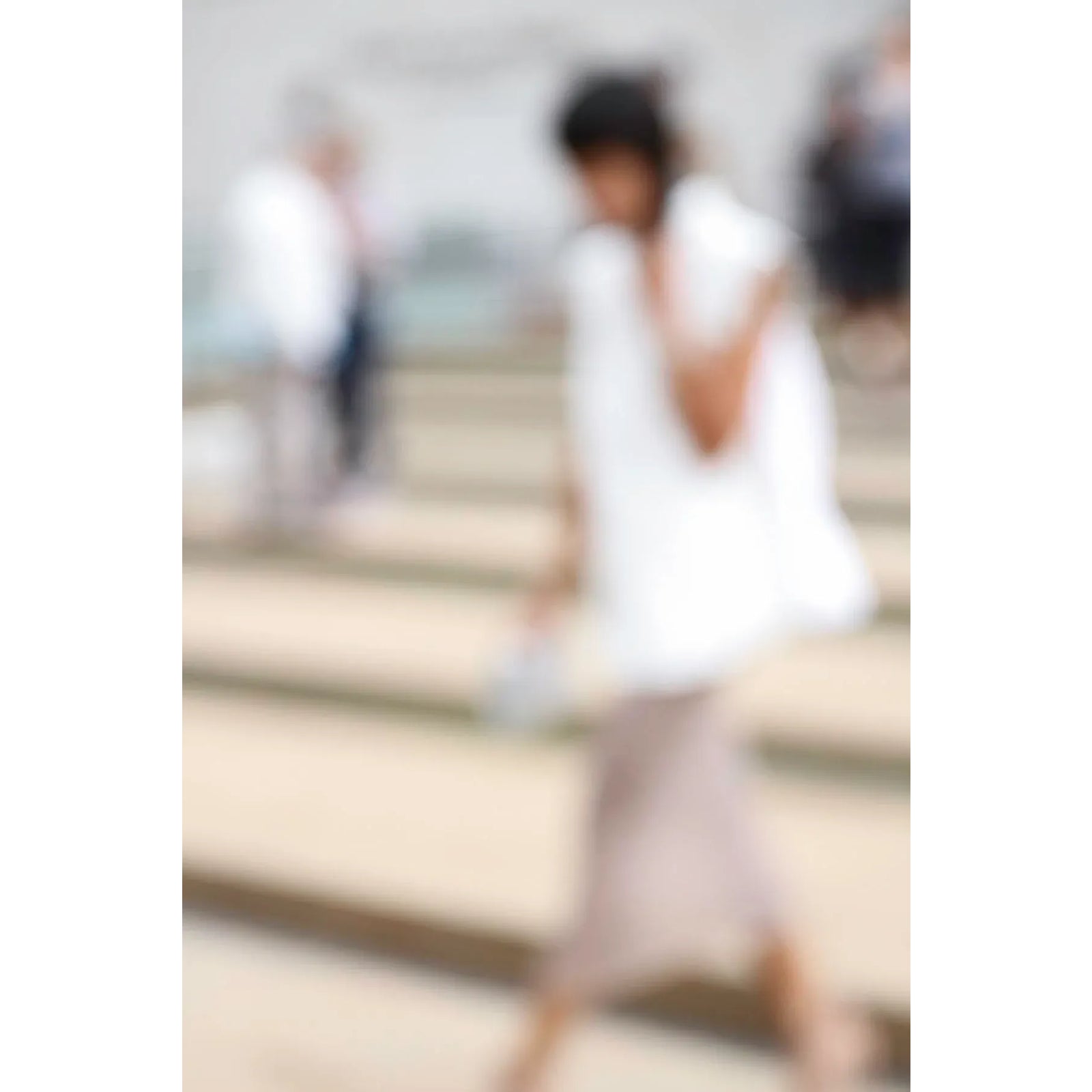 "Woman at Lincoln Center" Contemporary Figurative Fashion Street ...
