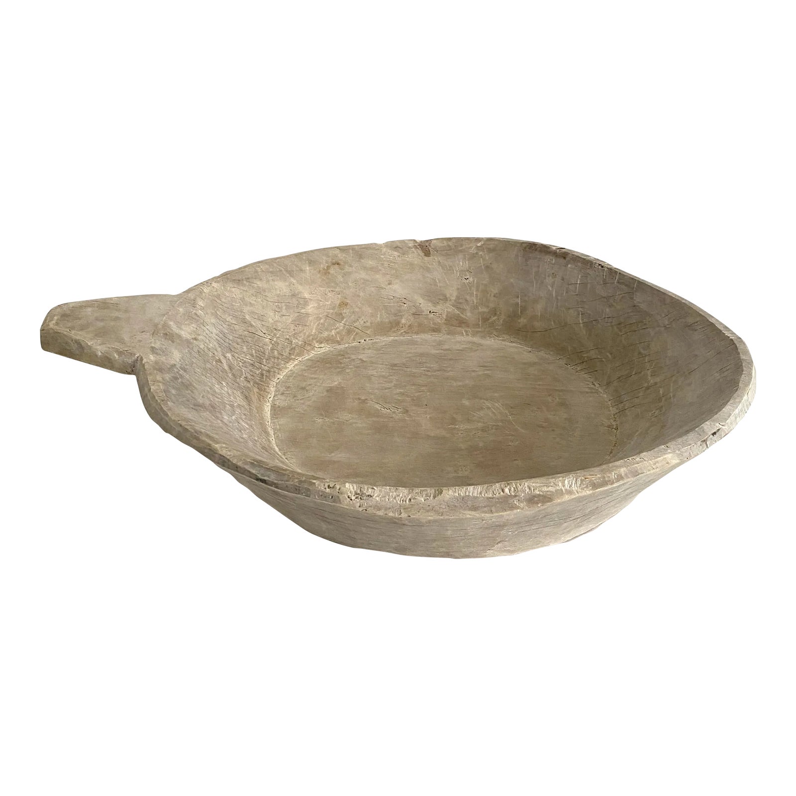 Primitive Wood Carved Parat Bowl | Chairish
