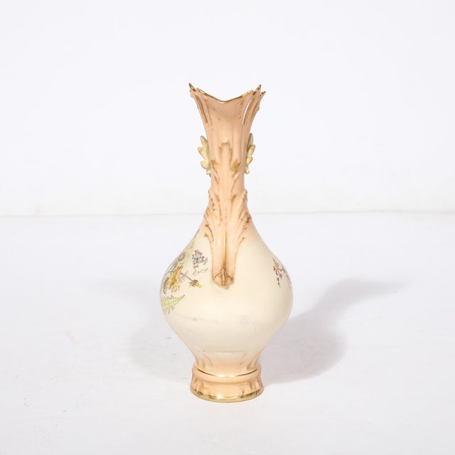 Antique Hand Painted Neoclassical Porcelain Vase by A. Stowell Boston ...