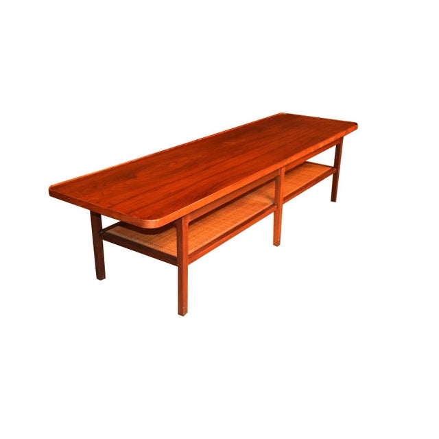 Mid Century Two Tier Coffee Table | Chairish