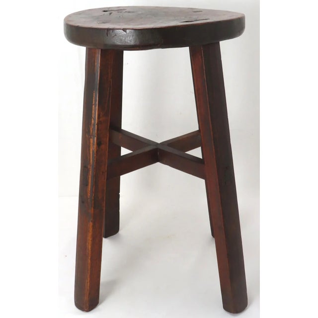 Antique American Primitive Completely Hand Made Knotty Hardwood Tavern ...