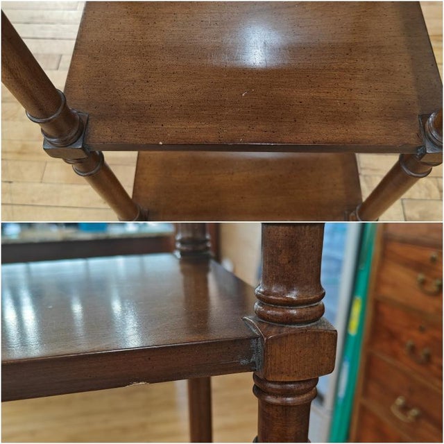 Mid 20th Century American of Chicago Wooden Etagere Display Shelf With ...