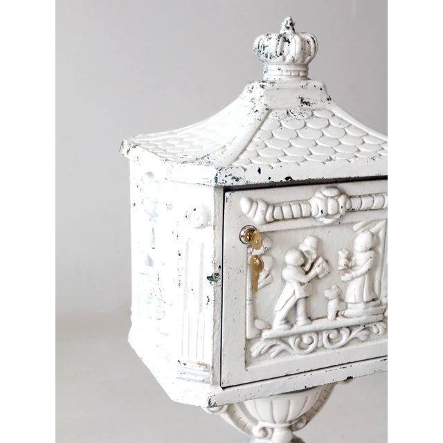 Antique Cast Iron Mailbox | Chairish