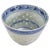 Chinese Blue & White Cup Rice Grain Pattern | Chairish