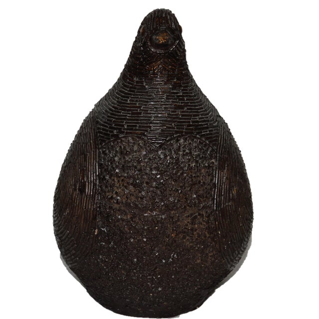 1980s Austin Products Brown Quail Pigeon Bird Sculpture | Chairish